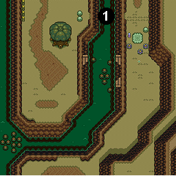 Mike's RPG Center - Zelda: A Link to the Past - Maps - Dark World